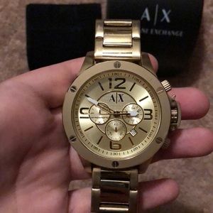 A/X Armani Exchange | Accessories | A X Armani Exchange Gold Watch ...